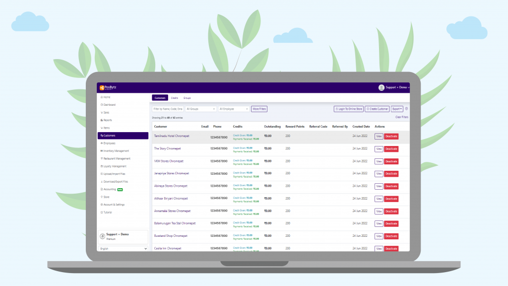 Retail POS system - Posbytz