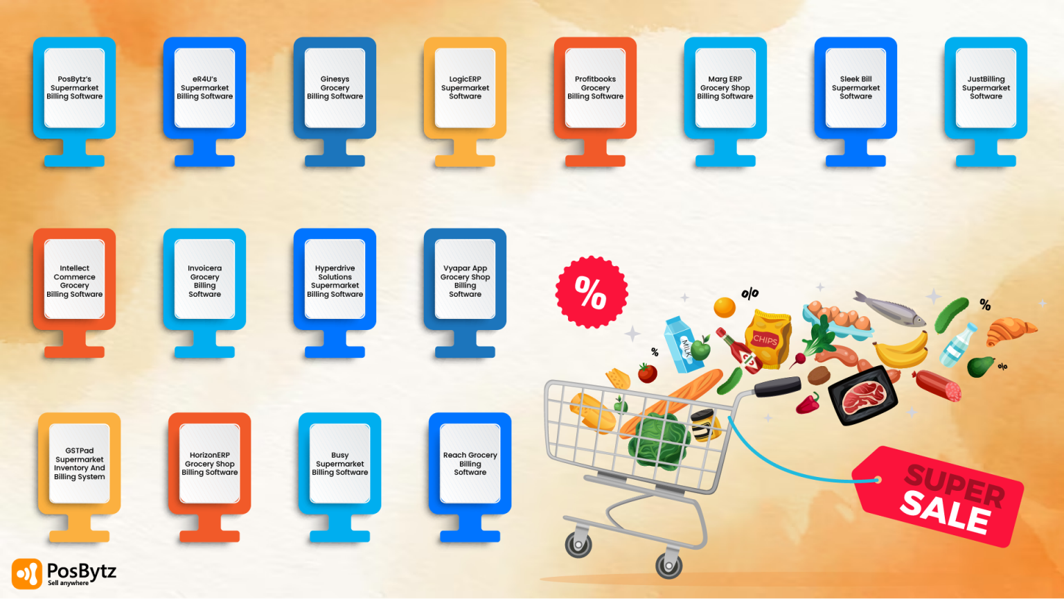 Top 16 Supermarket Billing Software Solutions - PosBytz