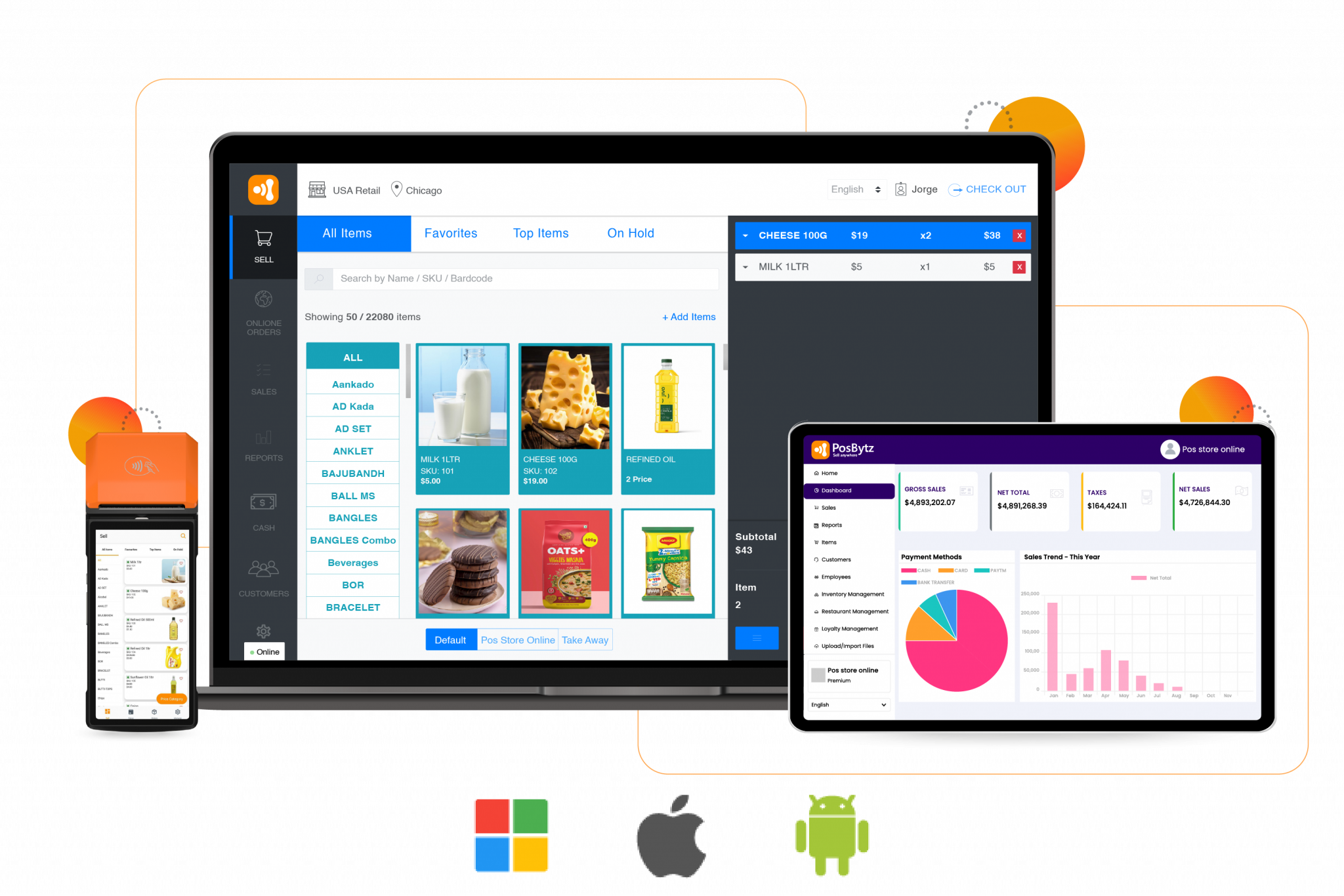 Best Supermarket Billing software for your retail shop - PosBytz